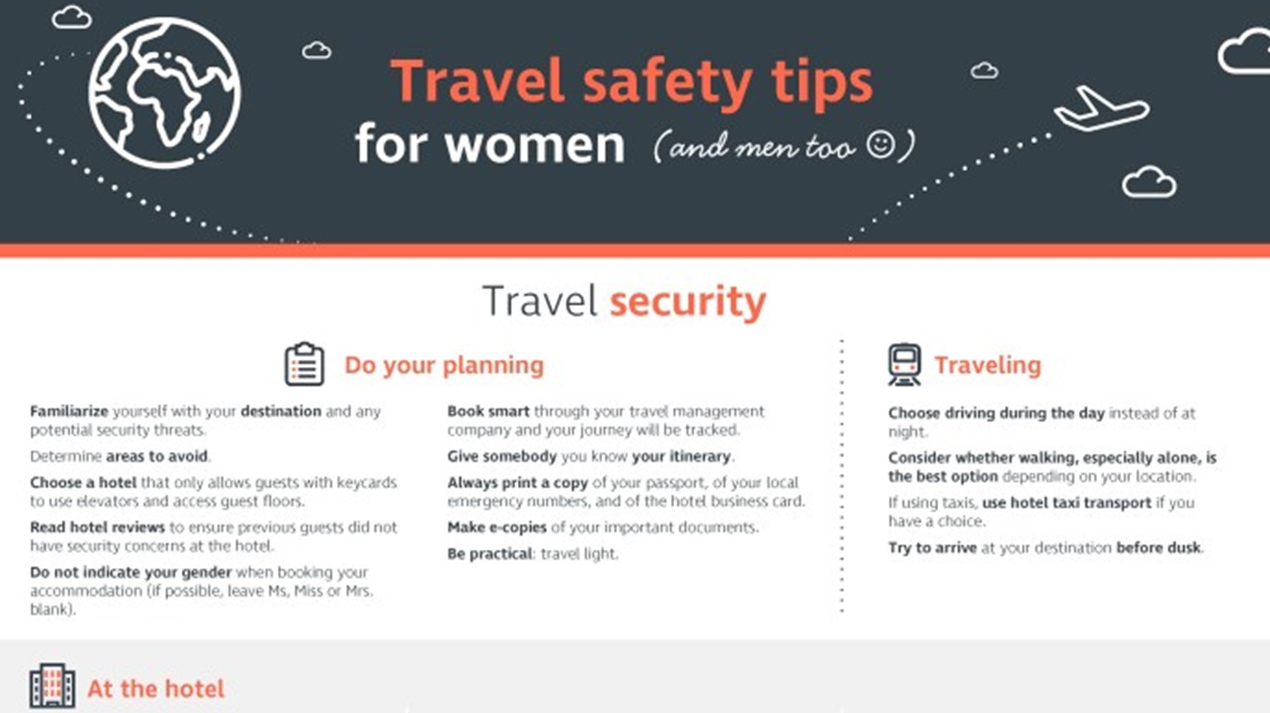 Travel safety tips for women (and men too) - CWT